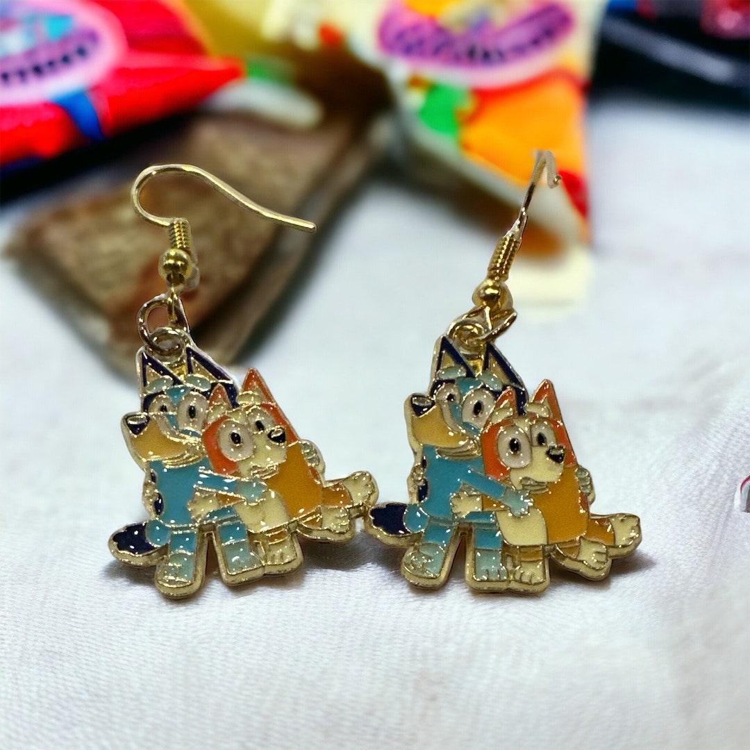 Bluey Inspired Earrings - Etsy