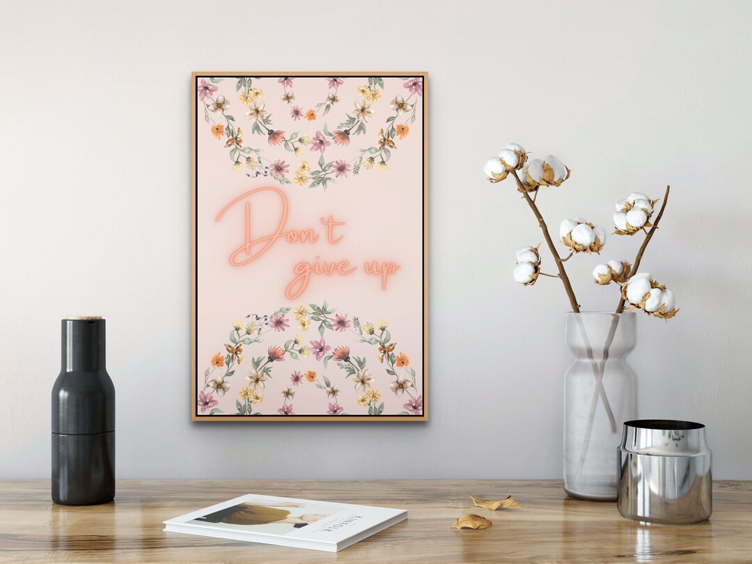 Self Care Affirmation, Mental Health Wall Art, Motivational Artwork ...