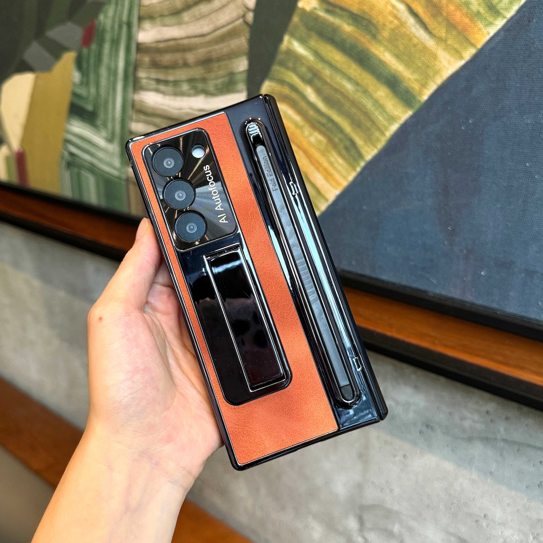 Samsung Galaxy Z Fold Case With With Pen Holder and Kickstand, for ...