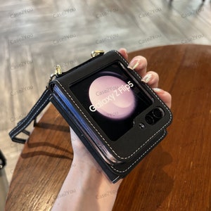 Galaxy Z Flip 5, Z Flip 6 Accordion Crossbody Zipper Wallet Case With ...