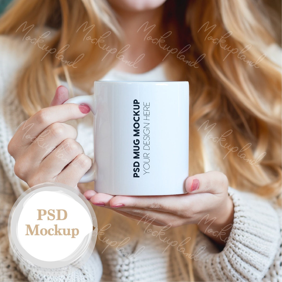 PSD Mug Mockup, Blank Mug, Mock Ups PSD, Coffee Mug Mock Up, Mug ...