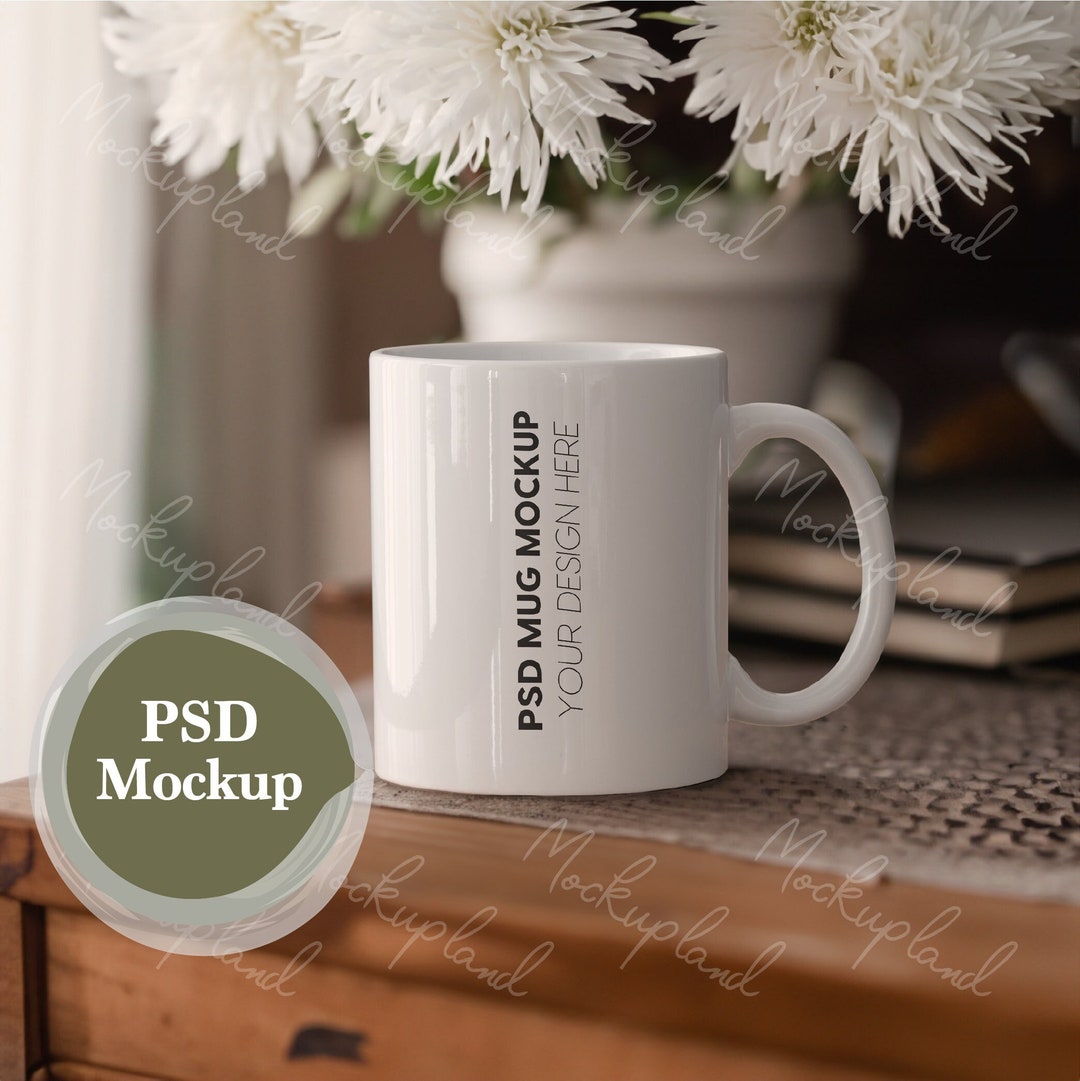 PSD Mug Mockup, Blank Mug, Mock Ups PSD, Coffee Mug Mock Up, Mug ...