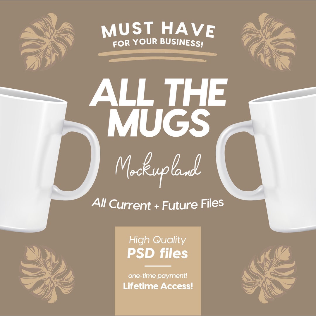 All the Mugs PSD Files All Current Future Files, Lifetime Access ...