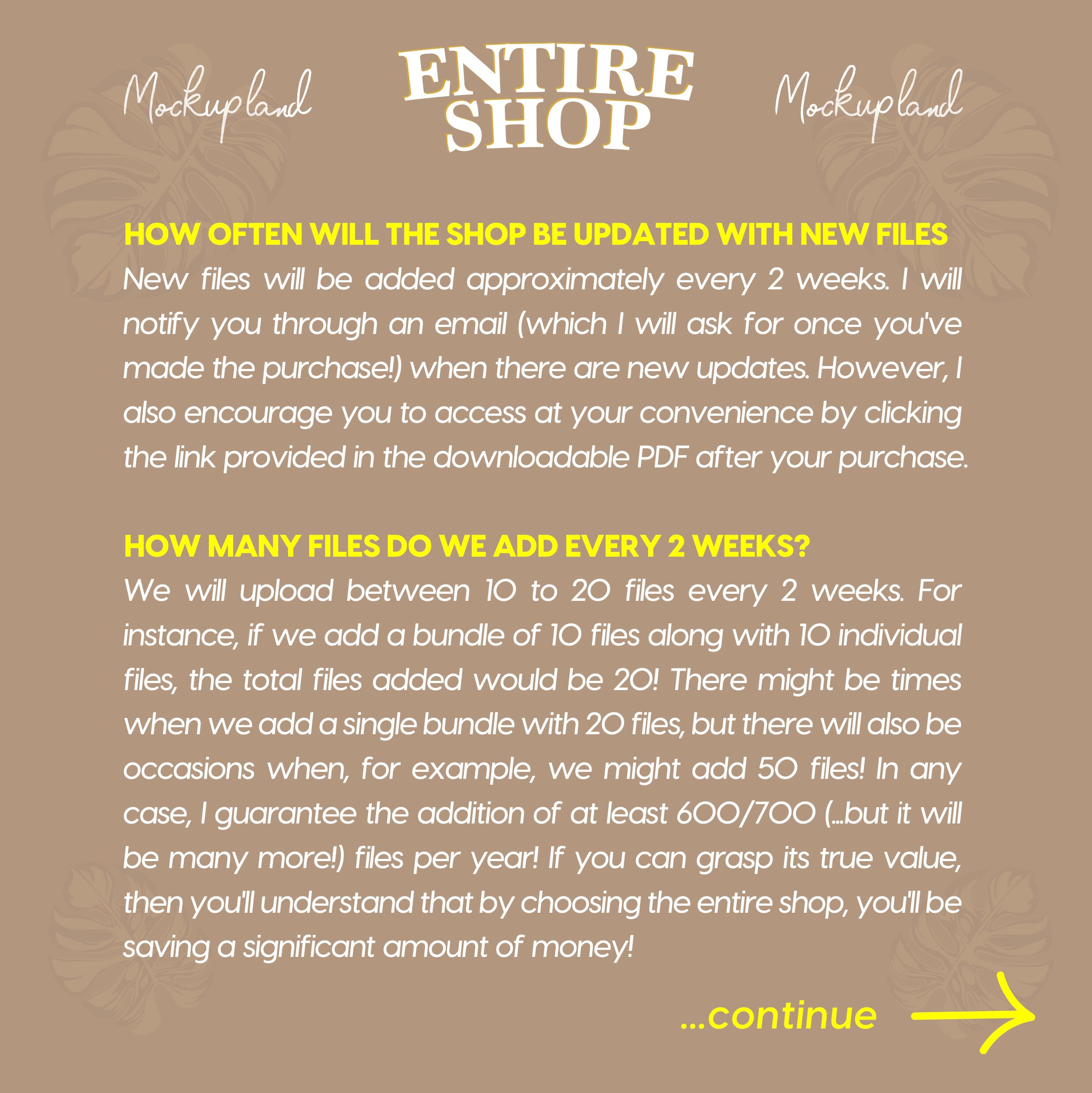 Best Entire Shop PSD, SVG, PNG All Current Future Files, Lifetime ...