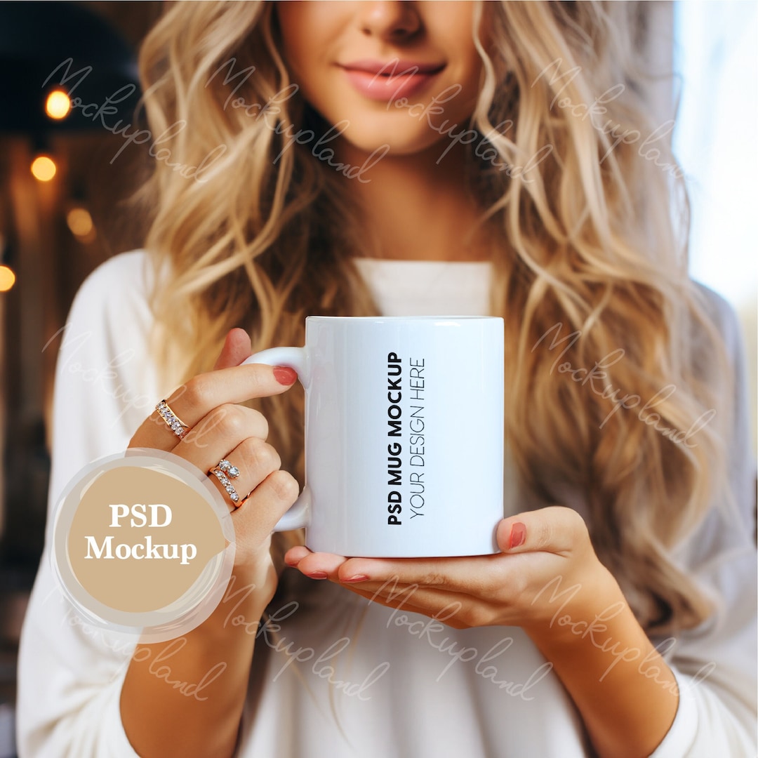 PSD Mug Mockup, Blank Mug, Mock Ups PSD, Coffee Mug Mock Up, Mug ...