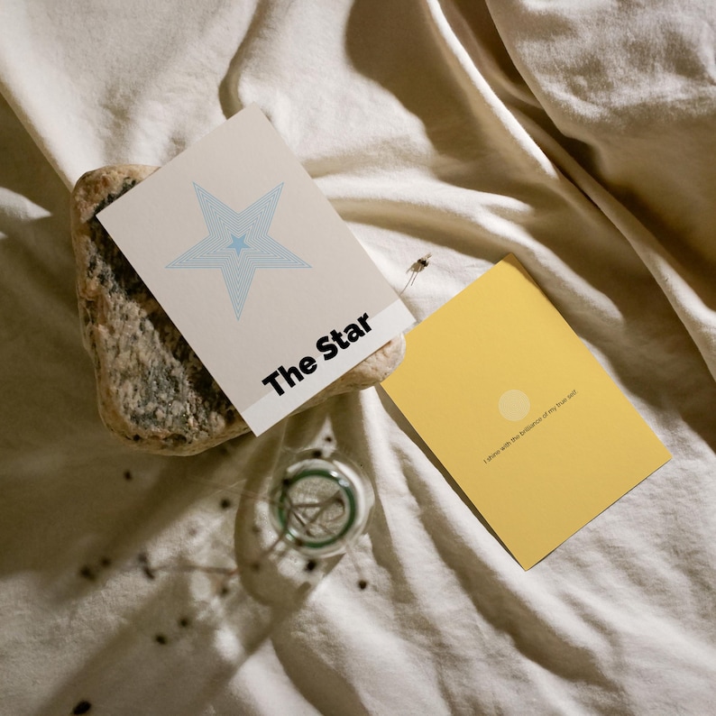 Self Love Affirmation Cards: Modern Tarot Card Set - Etsy