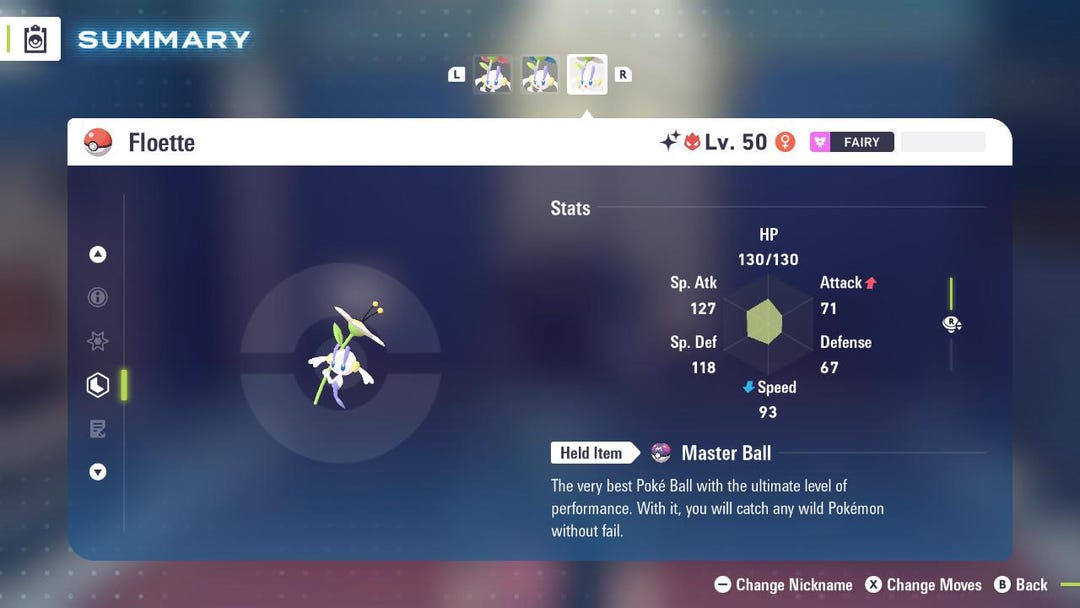 Pokemon Legends Z-A SHINY ALPHA 6IV White Floette / Competitive Set ...