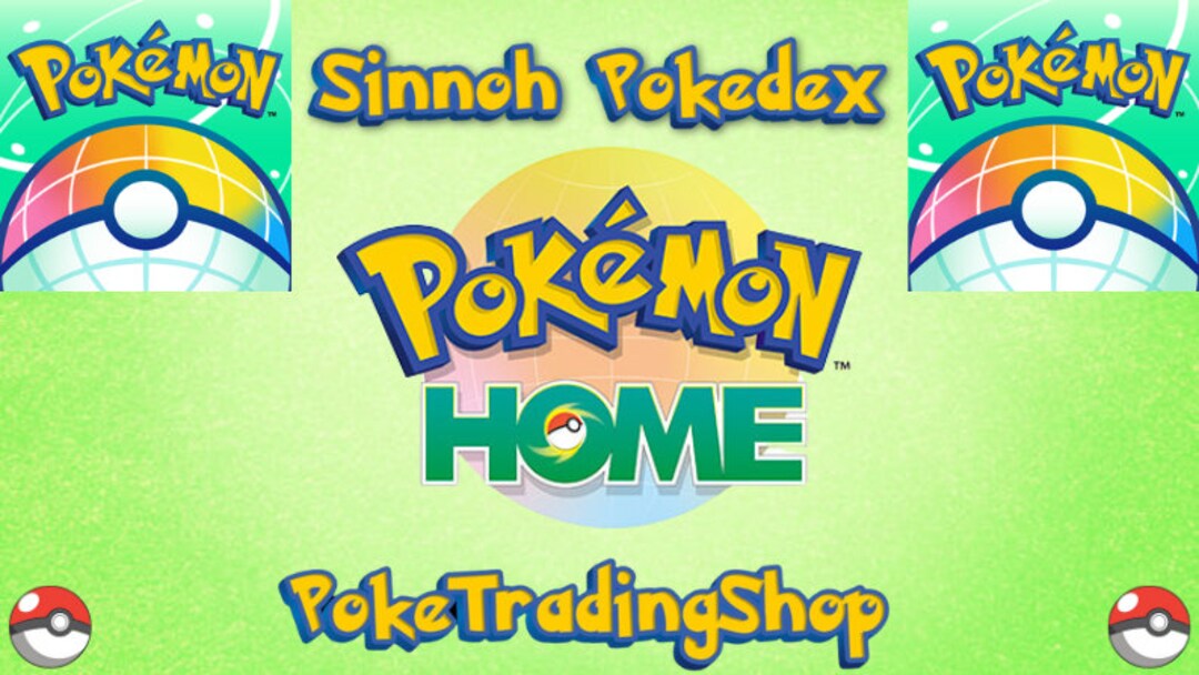 Pokemon HOME 6IV Shiny SINNOH POKEDEX / Pokemon Scarlet Violet ...