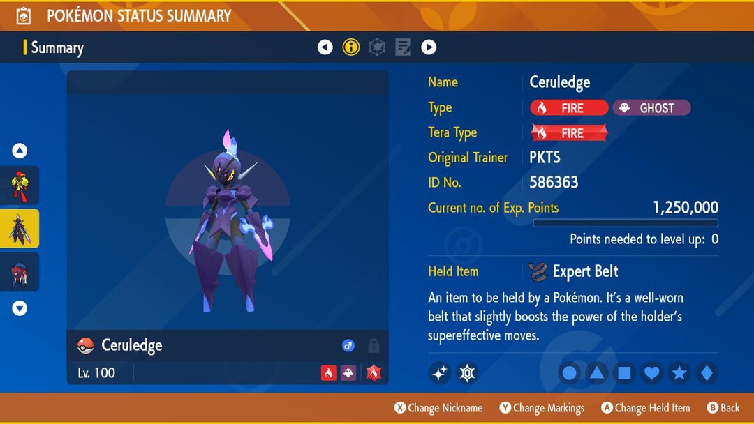 SHINY 6IV CERULEDGE / Pokémon Scarlet and Violet / 6IV Pokemon / Shiny ...