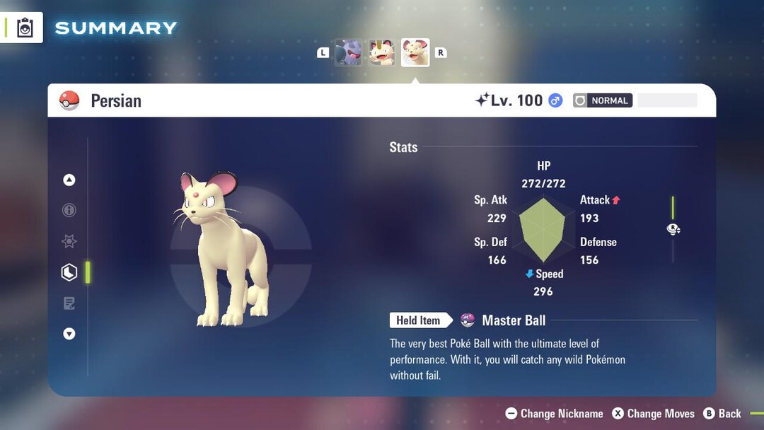 Pokemon Za Mega Dimension DLC SHINY 6IV Persian Competitive Set Battle ...