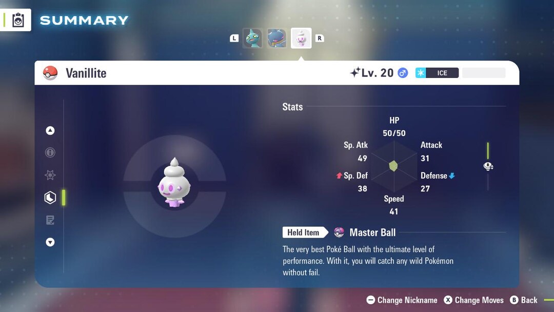 Pokemon Za SHINY 6IV VANILLITE Competitive Set Battle Ready Switch 2 ...
