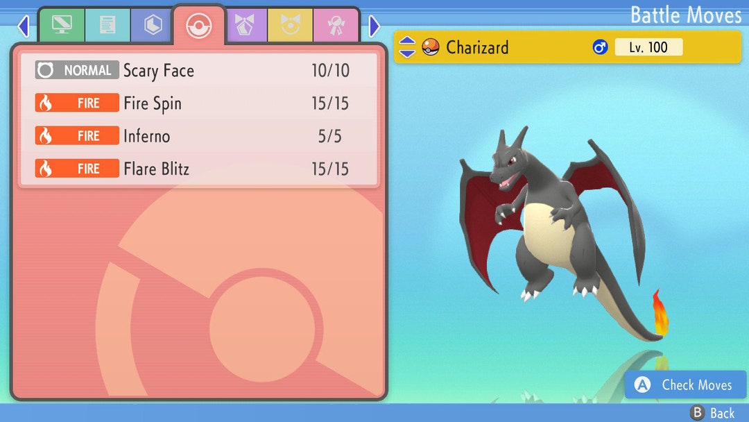 SHINY 6IV CHARIZARD / Pokémon Brilliant Diamond and Shining Pearl / 6IV ...