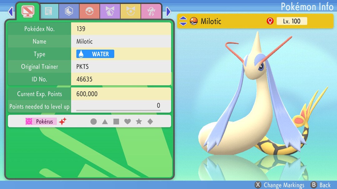 SHINY 6IV MILOTIC / Pokémon Brilliant Diamond and Shining Pearl / 6IV ...