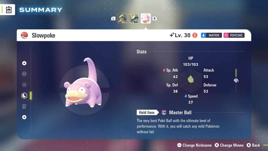 Pokemon Za SHINY 6IV SLOWPOKE Competitive Set Battle Ready Switch 2 ...