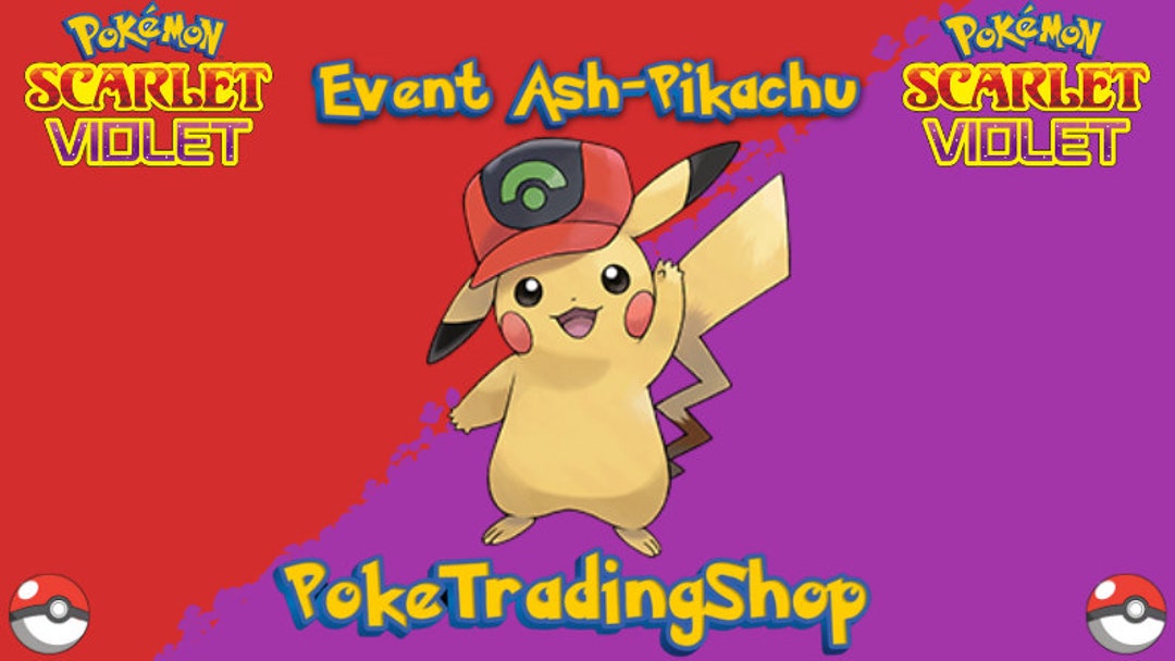 Event Ash-pikachu Hoenn Cap 6IV / Pokémon Scarlet and Violet / 6IV ...