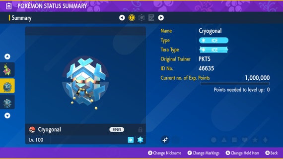 Shiny Cryogonal Scarlet