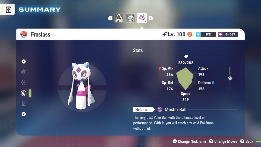 Pokemon Legends Z-A SHINY 6IV FROSLASS / Competitive Set Battle Ready ...