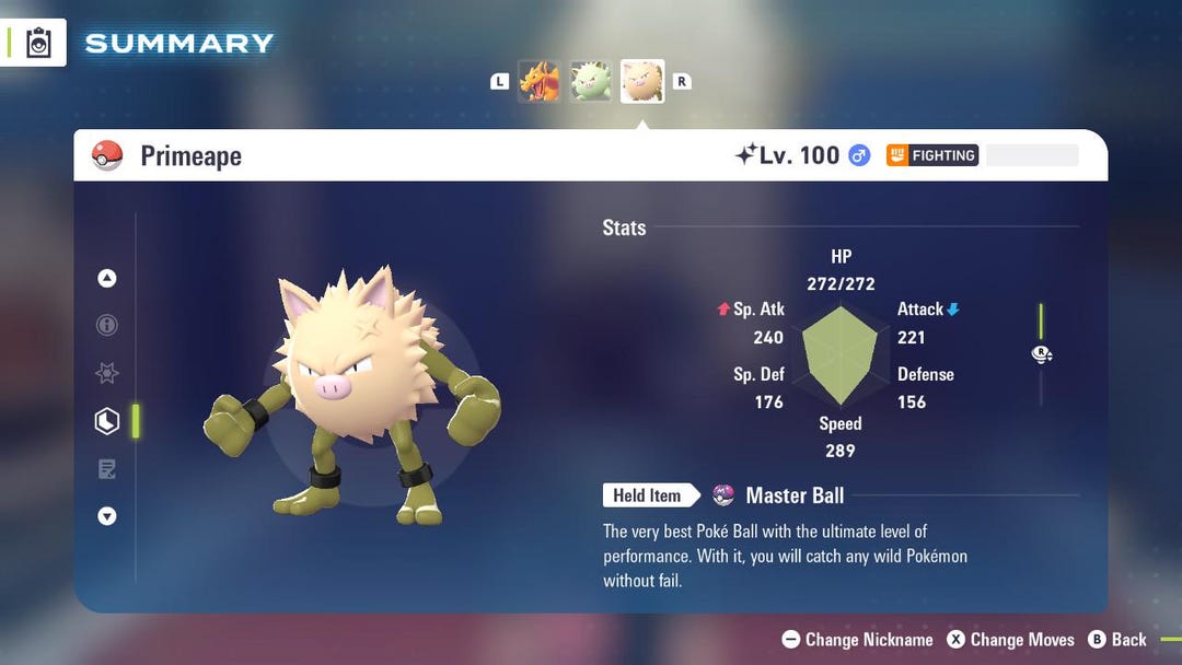 Pokemon Za Mega Dimension DLC SHINY 6IV Primeape Competitive Set Battle ...