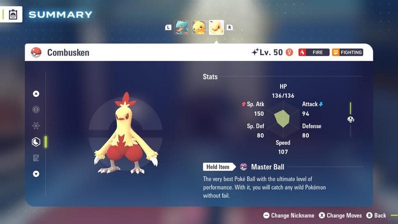 Pokemon Legends Z-A Mega Dimension DLC SHINY 6IV Combusken ...