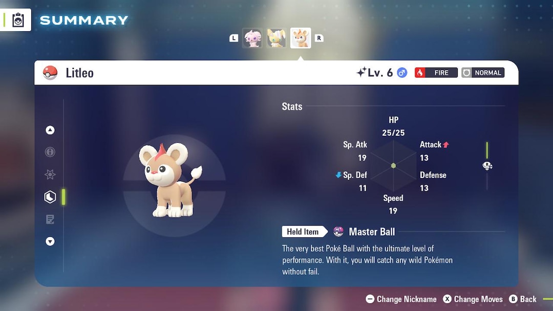 Pokemon Za SHINY 6IV LITLEO Competitive Set Battle Ready Switch 2 ...