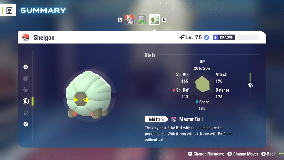 Pokemon Za SHINY 6IV SHELGON Competitive Set Battle Ready Switch 2 ...