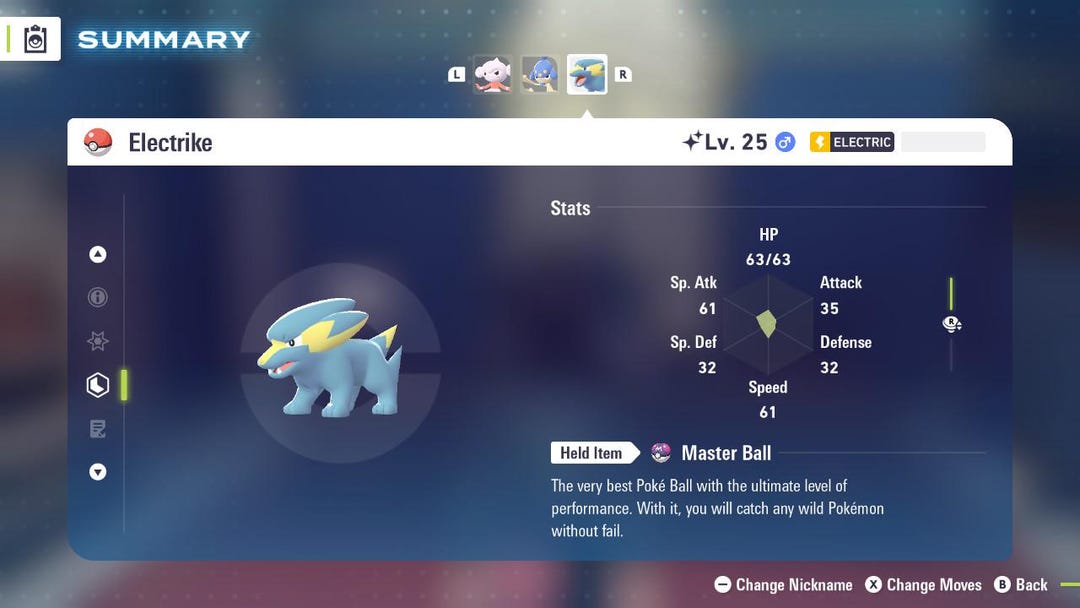 Pokemon Legends Z-A SHINY 6IV ELECTRIKE / Competitive Set Battle Ready ...