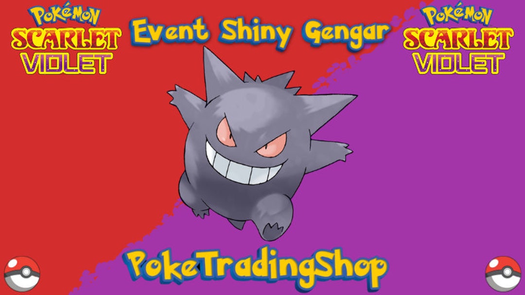 SHINY GENGAR EVENT 6IV / Pokémon Scarlet and Violet / 6IV Pokemon ...
