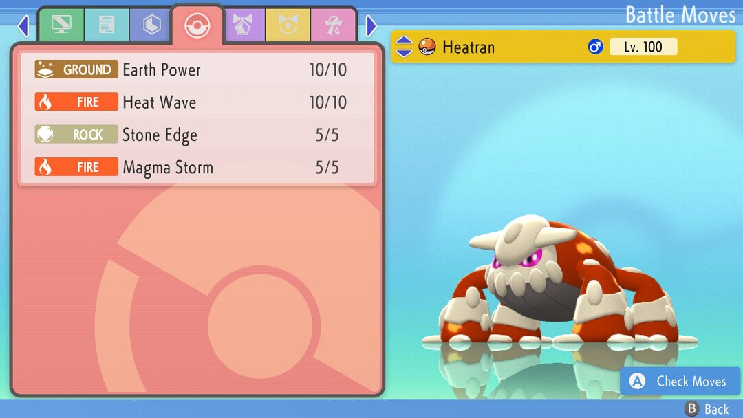 SHINY 6IV HEATRAN / Pokémon Brilliant Diamond Shining Pearl / 6IV ...