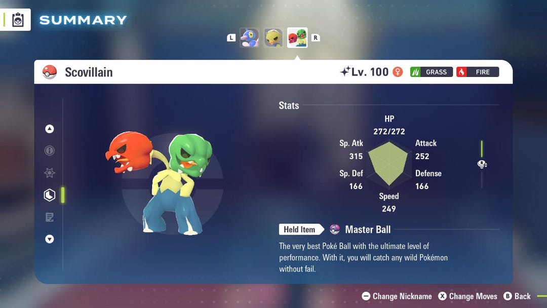 Pokemon Legends Z-A Mega Dimension DLC SHINY 6IV Scovillain ...