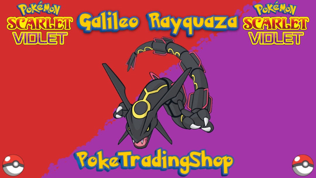 GALILEO RAYQUAZA EVENT 6IV / Pokémon Scarlet and Violet / 6IV Pokemon ...