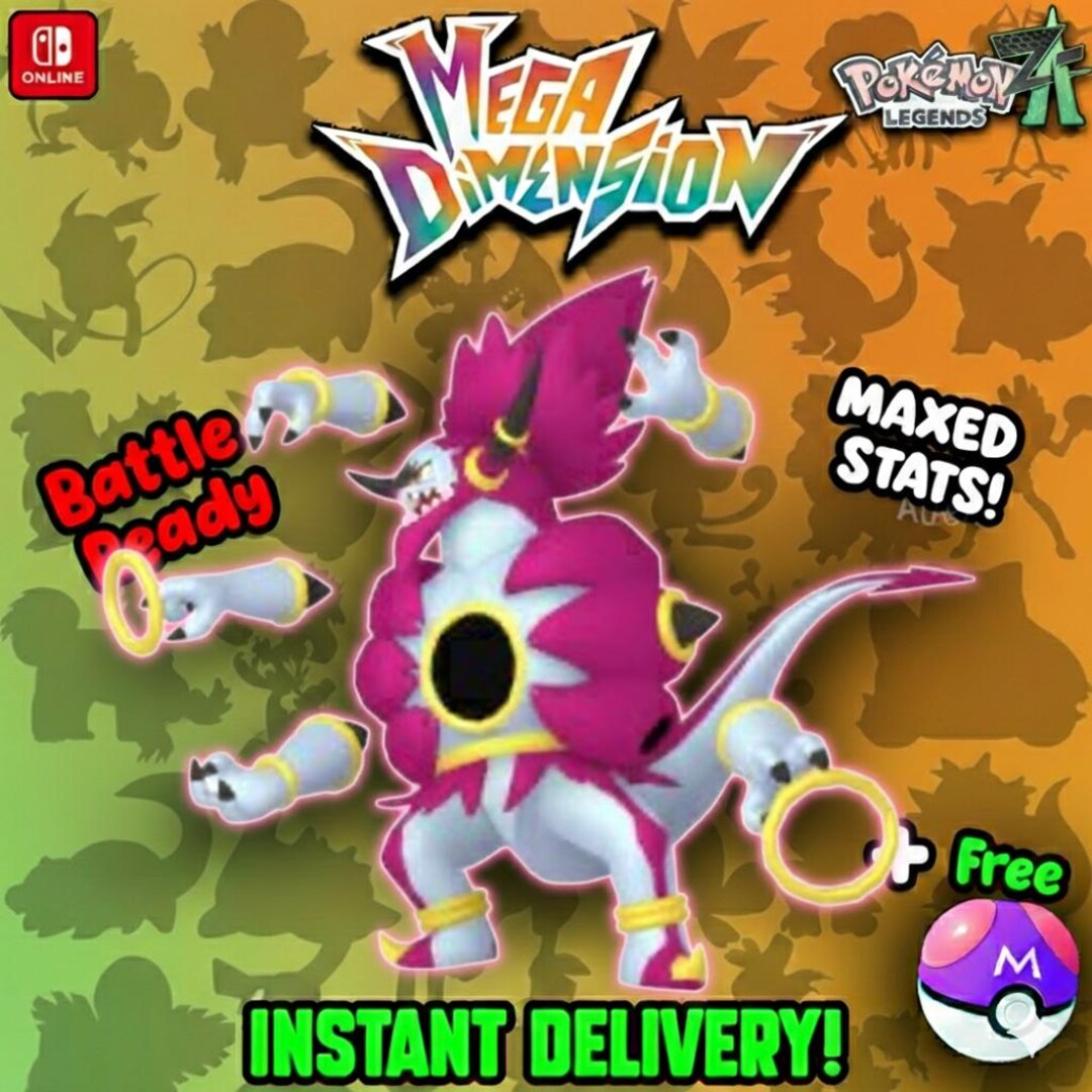 Pokemon Legends Z-A Mega Dimension DLC Non-shiny 6IV Unbound Hoopa ...