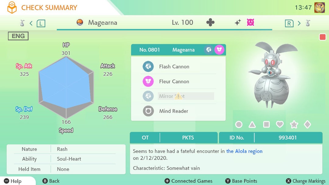 Pokemon HOME 6IV Shiny MAGEARNA | Pokémon Home Trade | Scarlet Violet ...