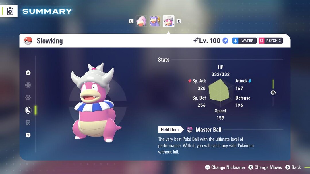 Pokemon Za SHINY 6IV SLOWKING Competitive Set Battle Ready Switch 2 ...