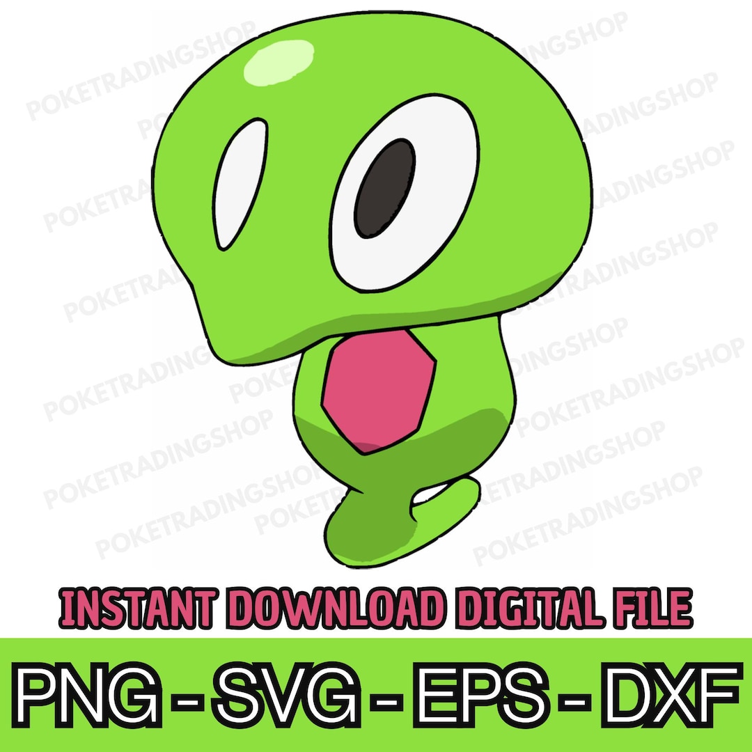 Zygarde Squishy Core Svg PNG DXF EPS, Pokemon Cut File, Cricut ...