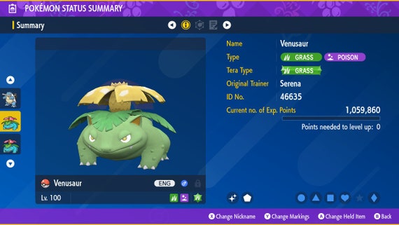 Pixelmon Shiny Venusaur