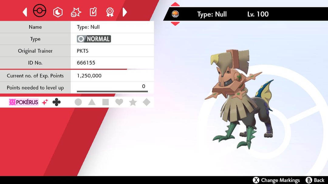 Shiny 6IV TYPE: NULL EV Trained | Sword & Shield Pokémon | Battle Ready ...