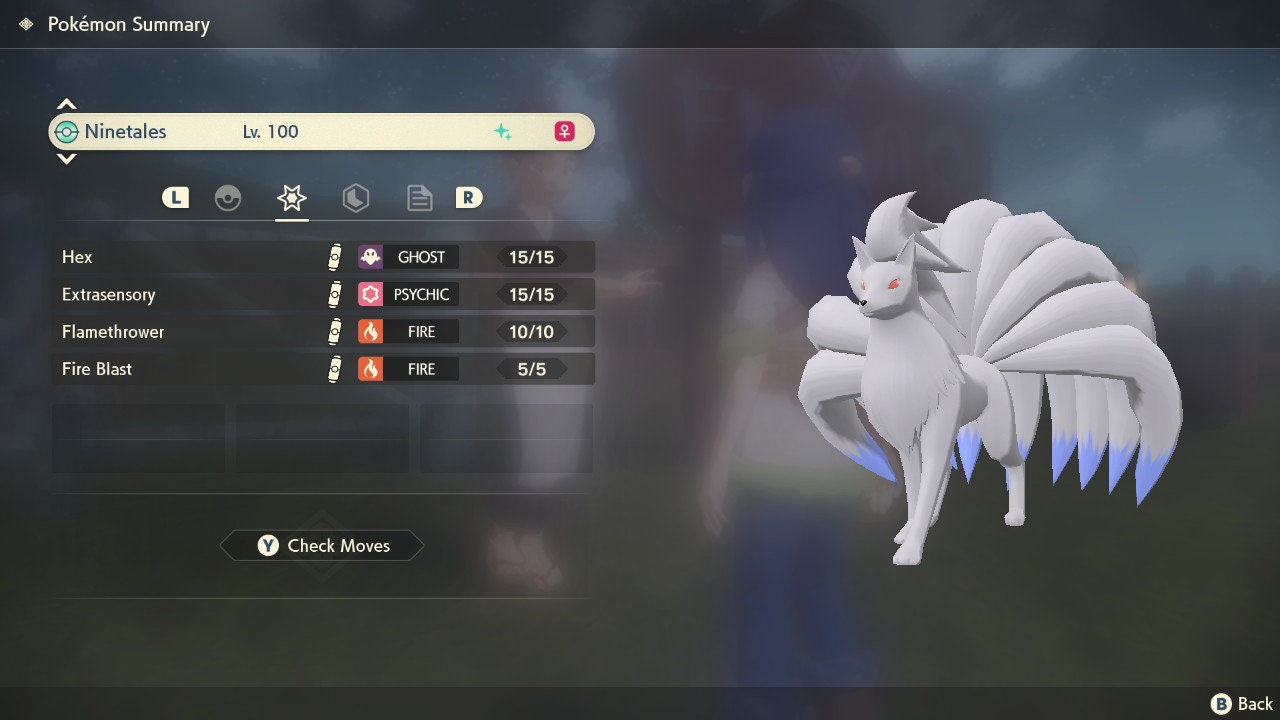Shiny 6IV Ninetales / Pokémon Legends Arceus / 6IV Pokemon / - Etsy