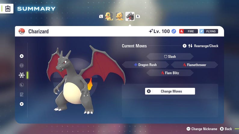 Pokemon Za SHINY 6IV CHARIZARD Competitive Set Battle Ready Switch 2 ...