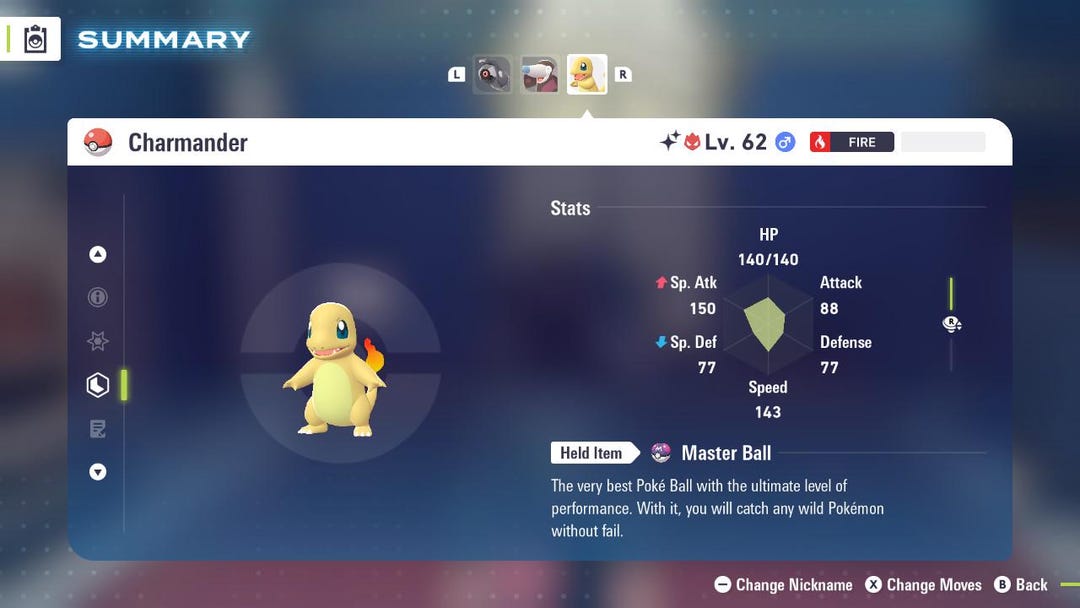 Pokemon Legends Z-A SHINY ALPHA 6IV Charmander / Competitive Set Battle Ready EV Trained / Shiny ...