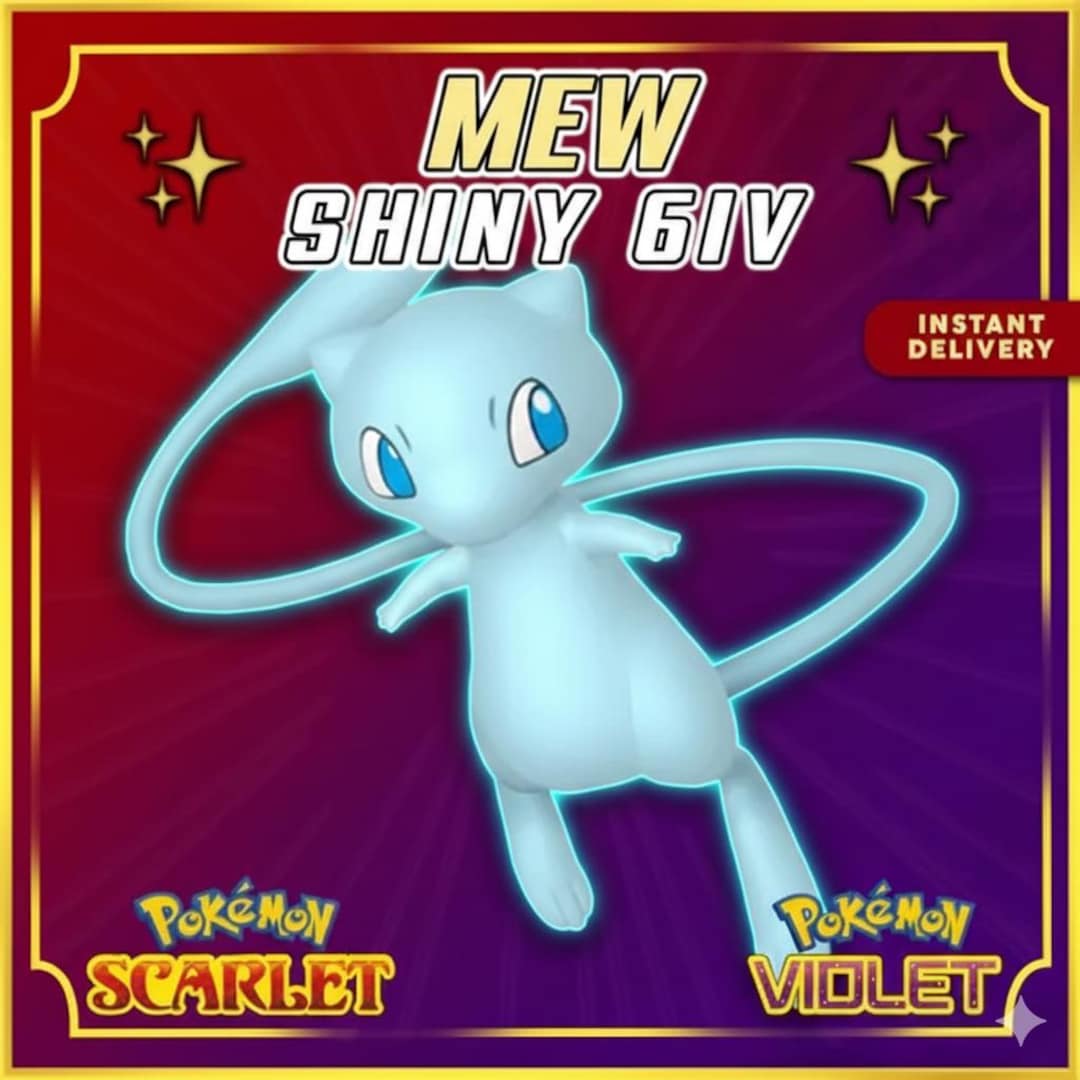 Shiny Faraway Island Mew | Lv. 30 | PKTS Event 2005 | Pokémon HOME ...