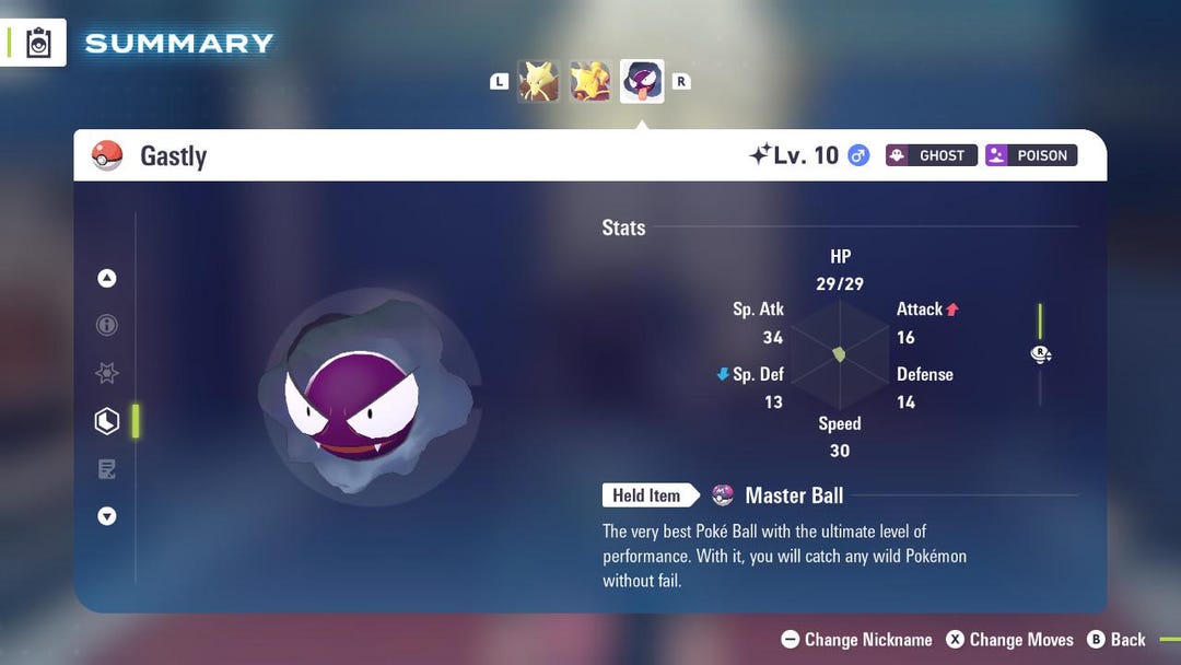 Pokemon Legends Z-A SHINY 6IV GASTLY / Competitive Set Battle Ready EV ...