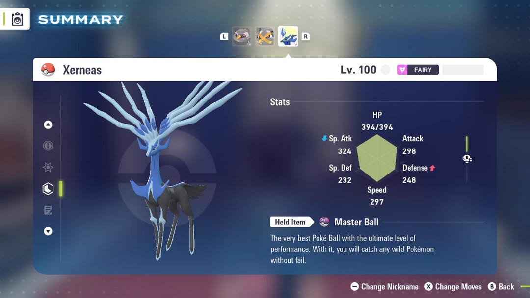 Non-shiny 6IV XERNEAS / Pokémon Legends ZA / 6IV Pokemon / Shiny ...