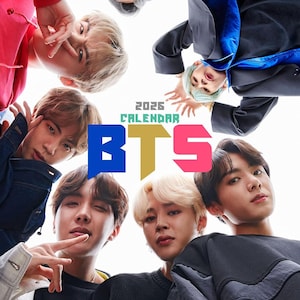 BTS Calendar 2025 K Pops Bangtan Boys - Etsy