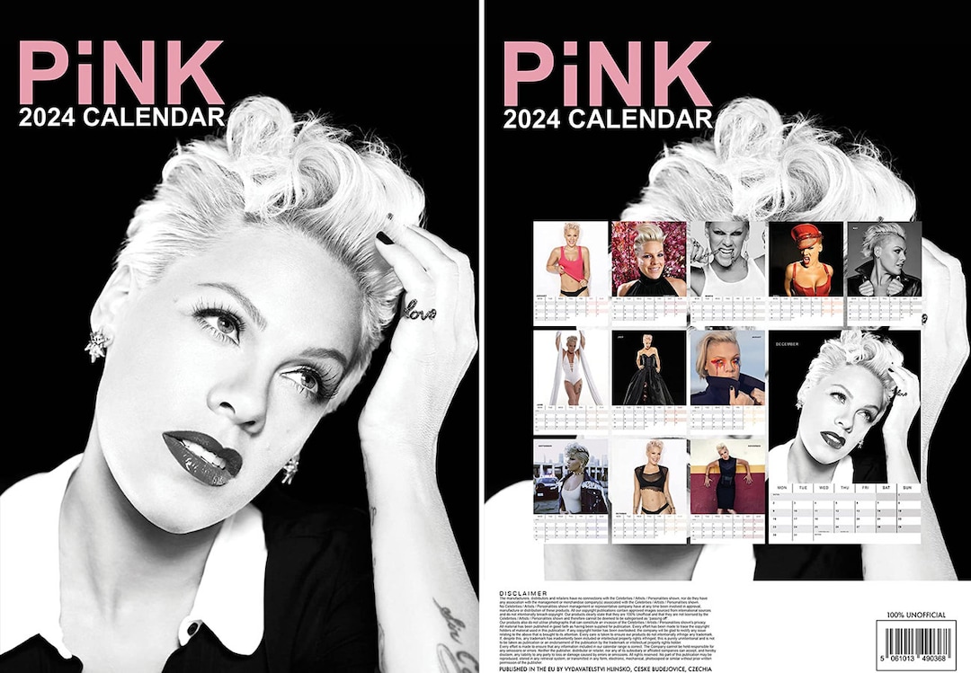 PINK Calendar 2024 - Etsy