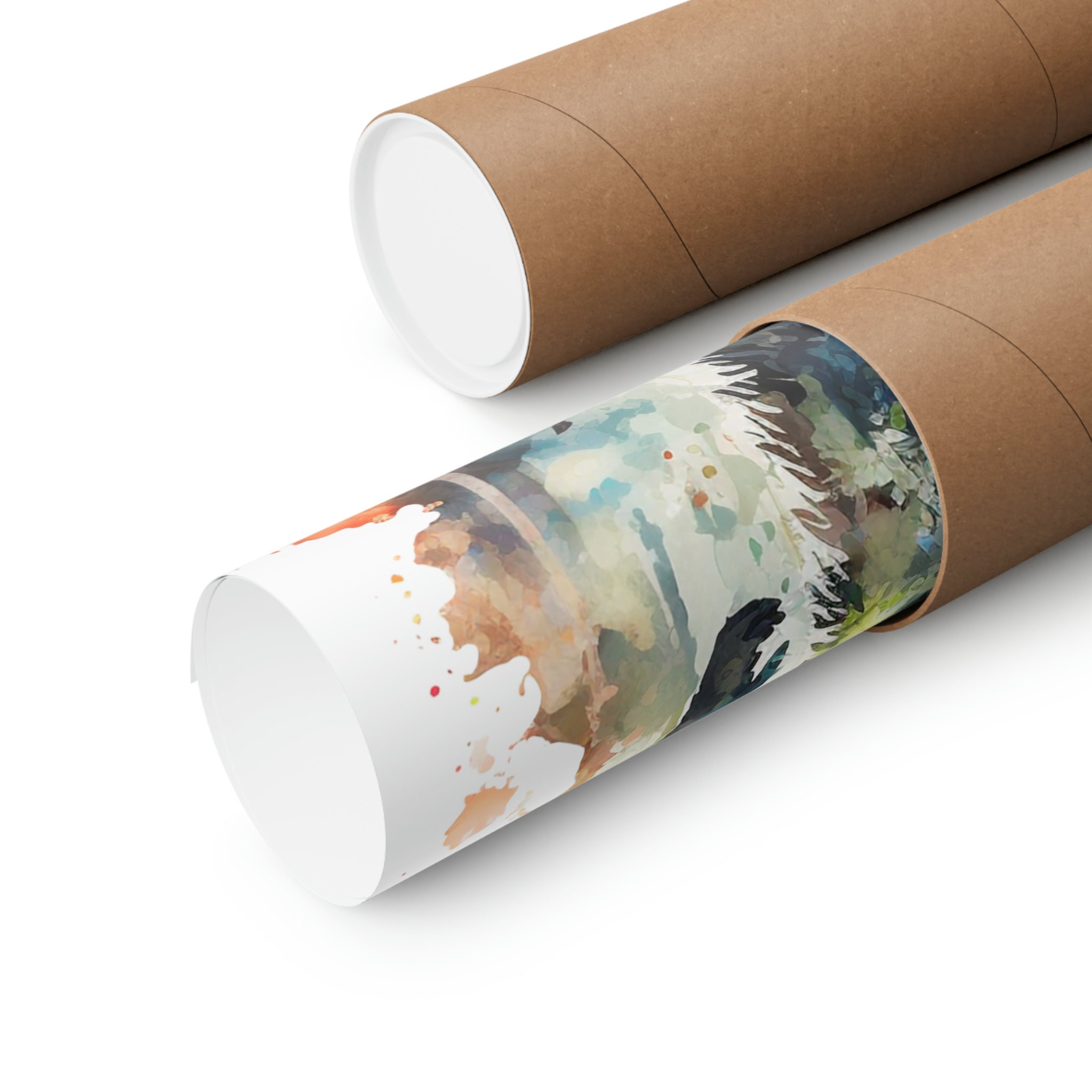 Bigfoot Art Poster - Colorful Sasquatch Wall Decor - Matte Vertical ...