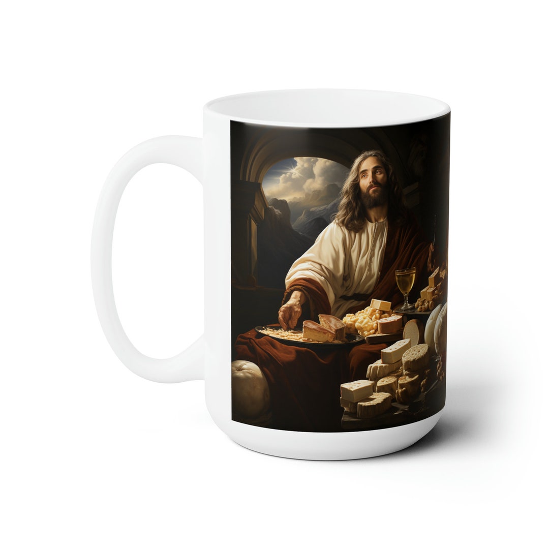 Jesus With Cheeses #3 Ceramic Mug 15oz - Etsy