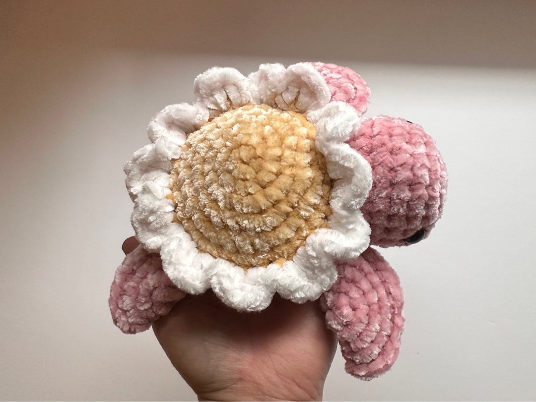 Flower Turtle Crochet | Velvet Turtle Plushie | Amigurumi Turtle | Mini ...