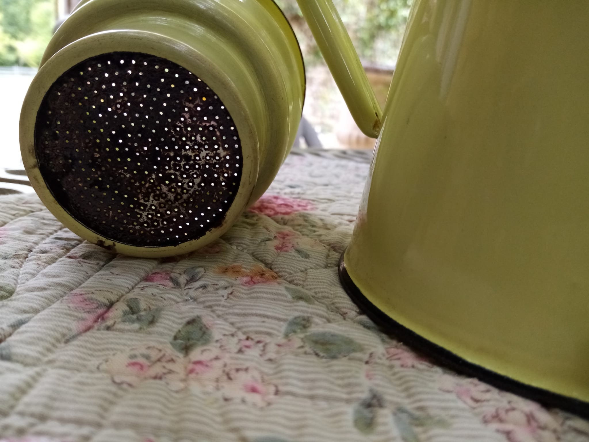 French Vintage Yellow Enamel Three Part Biggin Coffee Pot - Etsy