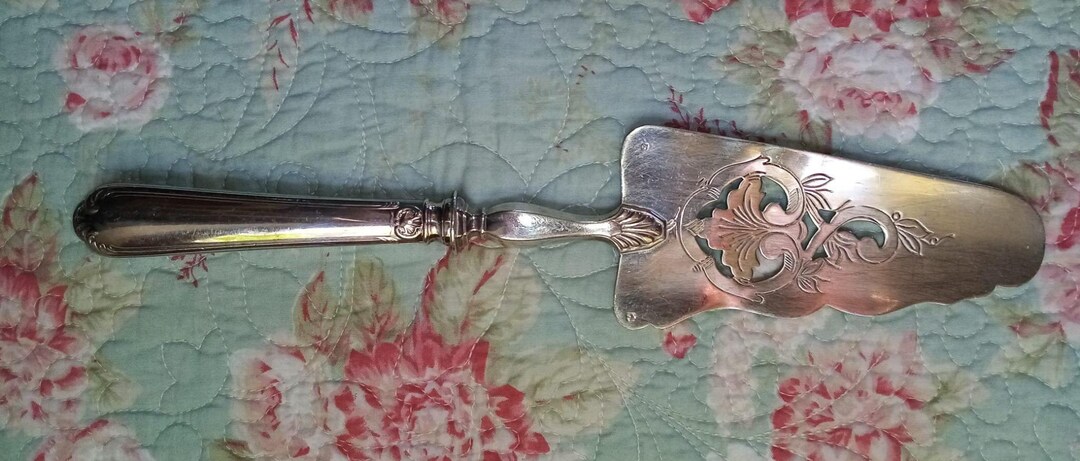 Antique French Silver Cake Slice - Etsy