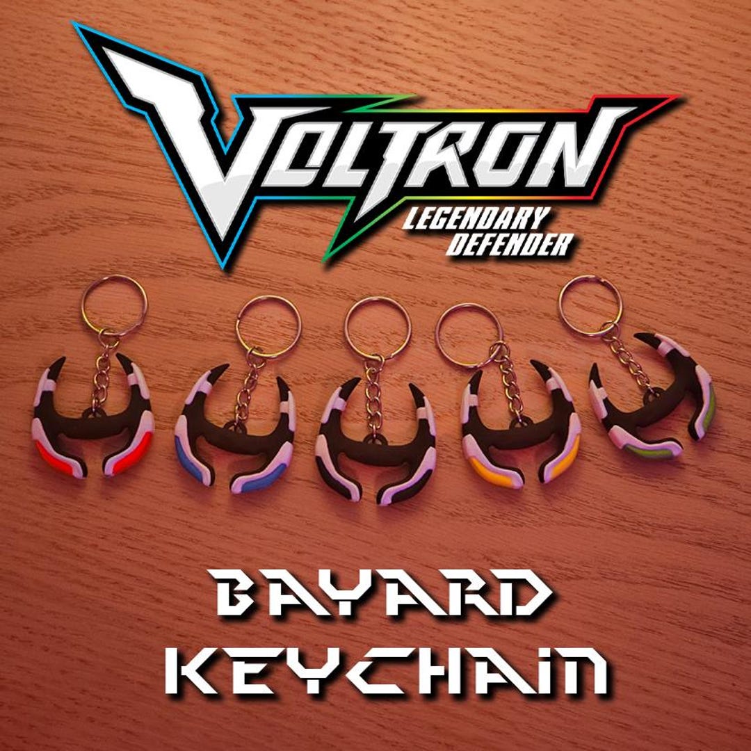 3D Printed Voltron Legendary Defender Bayard Keychains – Shiro, Keith, Lance, Pidge & Hunk - Etsy